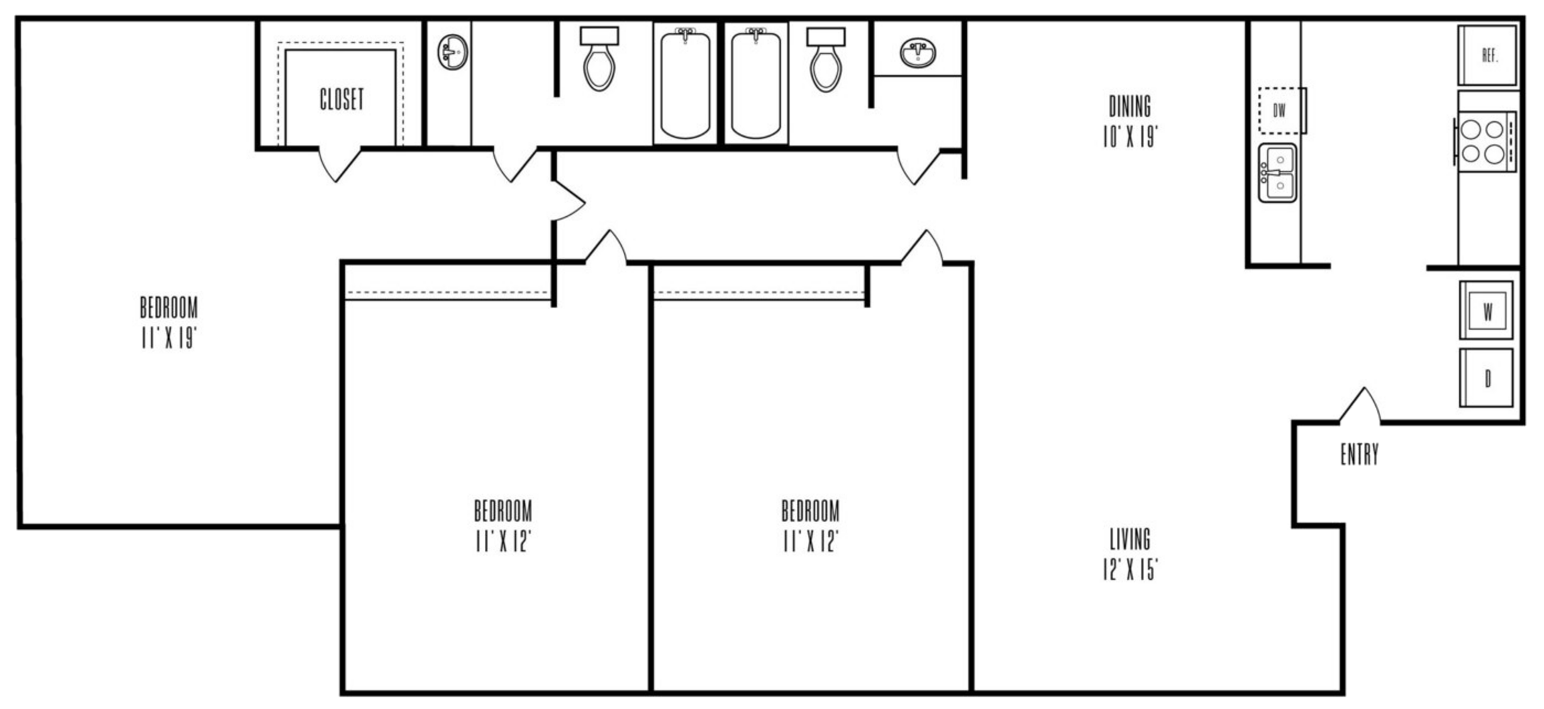 Apartment Floorplans in Dallas, TX | The Hive